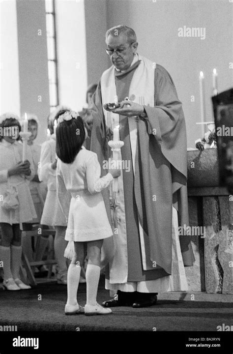 Seventies Black And White Photo Religion Christianity First
