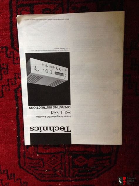 Technics SU V Integrated Amplifier Photo UK Audio Mart