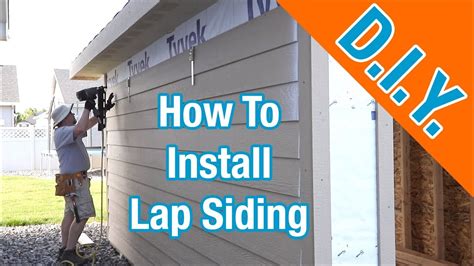 Install LP Smartside Siding On A Shed How To Build A Shed Ep 17 YouTube