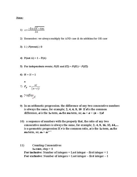 Probability Lecture Notes Notes X B B Ac A Remember We Always Multiply