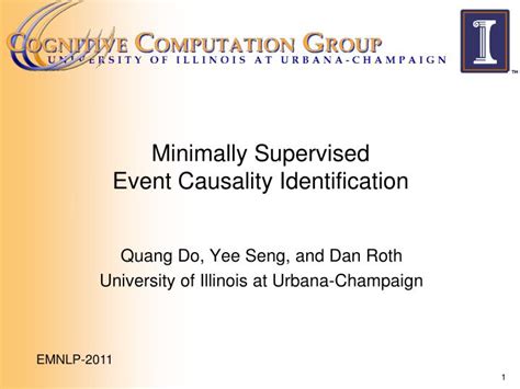 Ppt Minimally Supervised Event Causality Identification Powerpoint