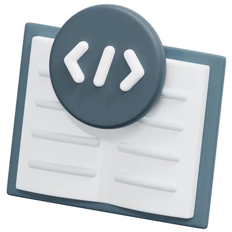 Premium PSD Coding 3d Render Icon Illustration