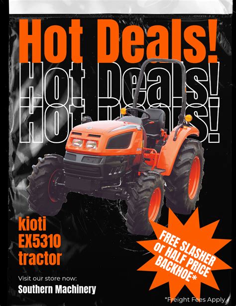 Ex5310 4wd Rops Tractor 4 In 1 Loader Southern Machinery