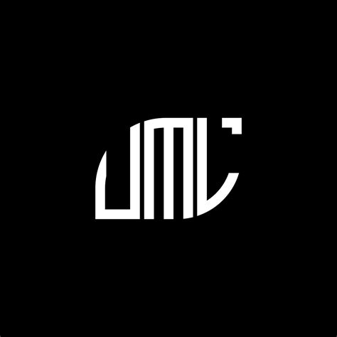 Uml Letter Logo Design On Black Background Uml Creative Initials Letter Logo Concept Uml