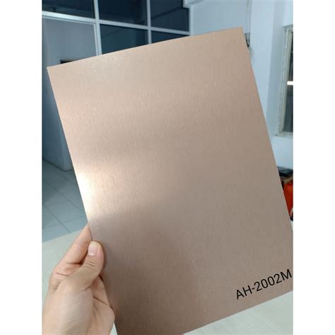 Jual Ah 2002m Bronze Brush Aidi Hpl Bronze Hpl Aluminium Hpl Pattern