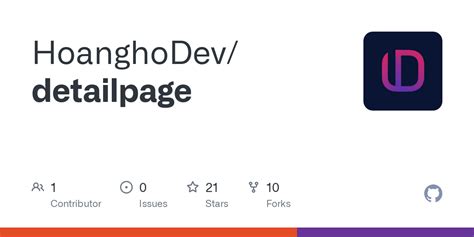 Detailpage Index Html At Main HoanghoDev Detailpage GitHub