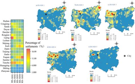 Spatial Location Characteristics Of Settlement Distribution At