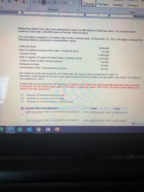 Solved 1 Normal 1 No Spac Heading1 Heading 2 Paragraph