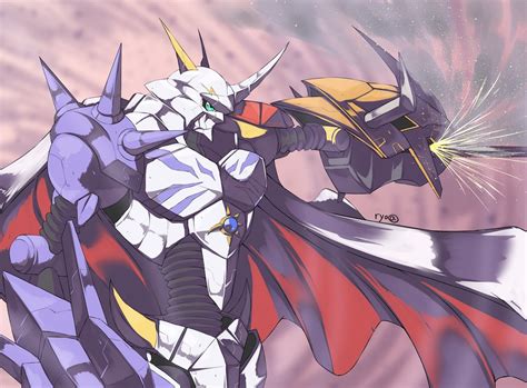 Omegamon Digimon Drawn By Ryo Danbooru