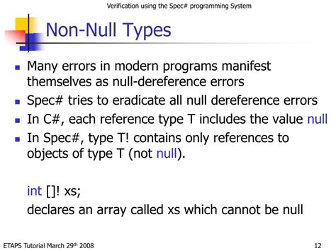 Ppt Program Verification Using The Spec Programming System Powerpoint Presentation Id1302339