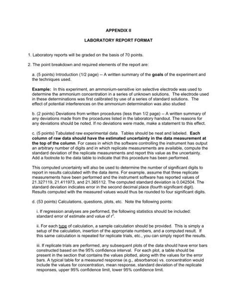 Appendix In A Report