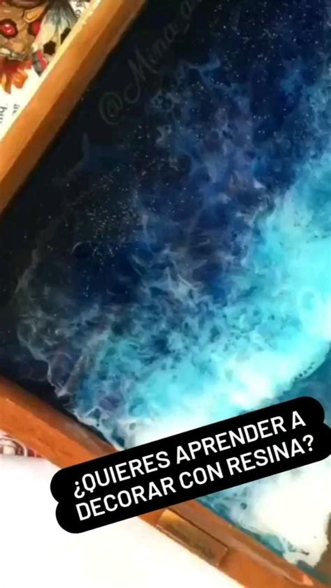 Te gustaría aprender a decorar con resina