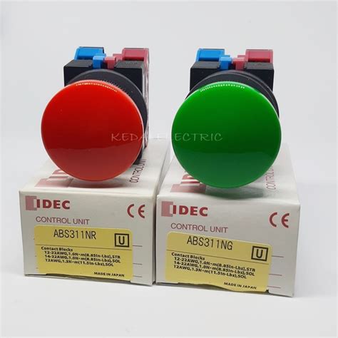 Jual Idec Push Button Jamur Mushroom 25mm Abs311 Shopee Indonesia