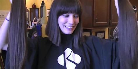 Long Hair Brunette Bob Haircut Tnaflix Com