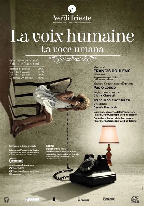 La Voix Humaine Teatro Verdi Trieste