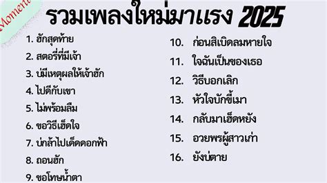 รวมเพลงเพราะๆ {เพลงใหม่ล่าสุด 2025} 🌈 เพลงร้านเหล้า เพลงtiktok รวมเพลง