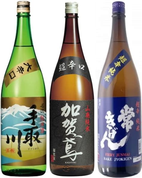 Jp これぞうまい石川地酒「超辛口」3本セット 1800ml×3本 日本酒 飲み比べセット 純米酒セット 手取川 加賀鳶