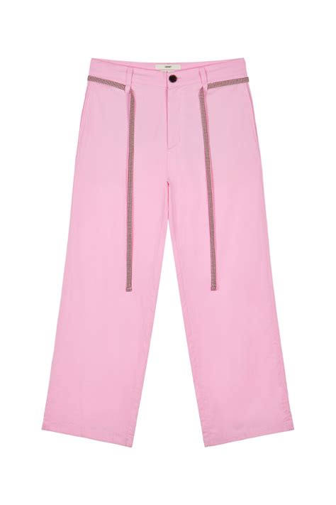 Deinet Check String Pants In Pink Deinet