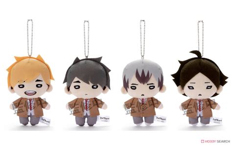 にとたん ハイキュー 稲荷崎高校制服 ボールチェーン付ぬいぐるみ 角名 キャラクターグッズ その他の画像1