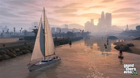 Veleiro Em Canal De Los Santos No Gta V Gta 5