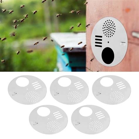 5pcs Stainless Steel Beehive Box Entrance Gate Bee Grandado