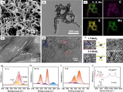 A Sem Images B Tem Images C Corresponding Eds Mappings D−f