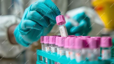 Premium Photo A Person Undergoing Hiv Viral Load Testing At A