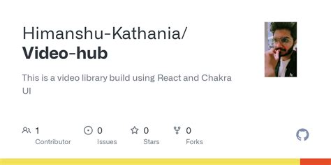 Github Himanshu Kathania Video Hub This Is A Video Library Build