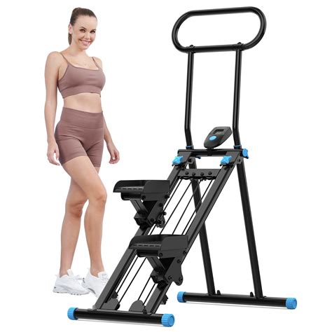 Stair Stepper For Home Gym Folding Vertical Climber Cardio Exercise