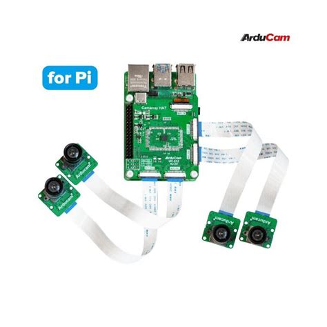 Arducam B0397 12mp4 Quadrascopic Camera Bundle Kit For Raspberry Pi