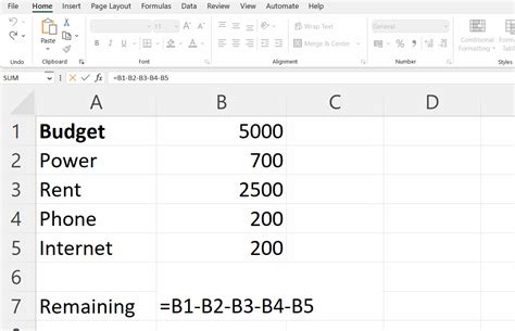 How To Subtract Multiple Cells In Microsoft Excel SpreadCheaters