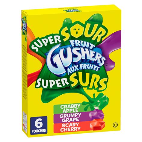 Fruit Gushers By Betty Crocker Super Sour Walmart Canada