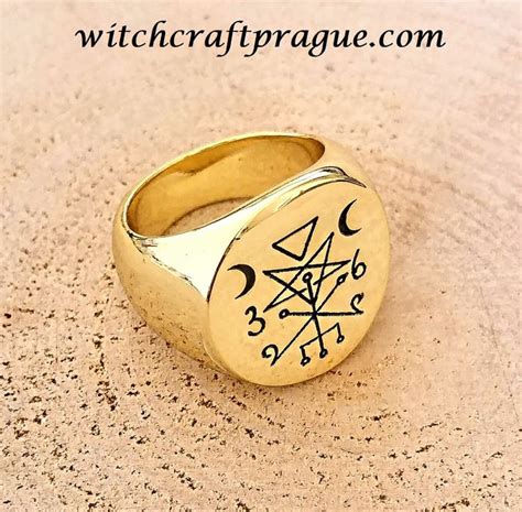 Alchemy Lilith Sigil Ring Goetia Seal Witchcraft Amulet Wicca Talisman
