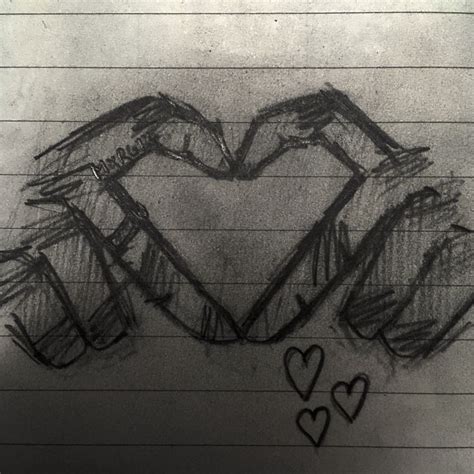 Finger Heart 🫶🏻 Cute Heart Drawings Love Heart Drawing Heart Hands Drawing
