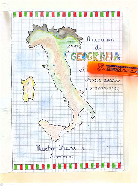Quaderno Di Geografia Classe Quarta Maestra Chiara