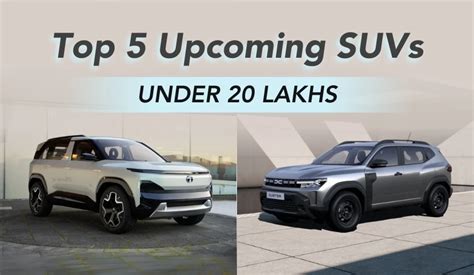 Tata Sierra To New Seltos Top 5 Upcoming Suvs Under Rs 20 Lakhs