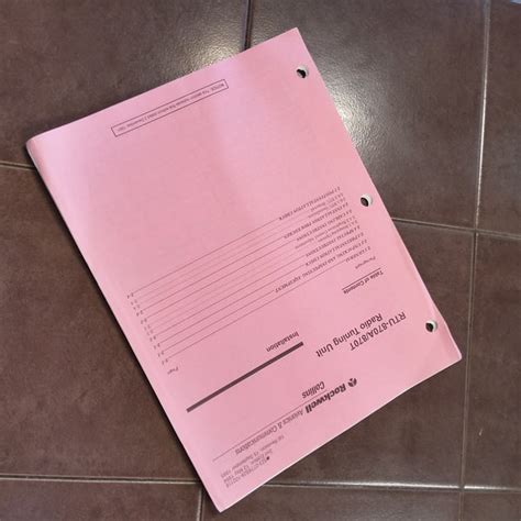 Collins Rtu 870a Rtu 870t Radio Tuning Unit Install Manual Gs Plane Stuff