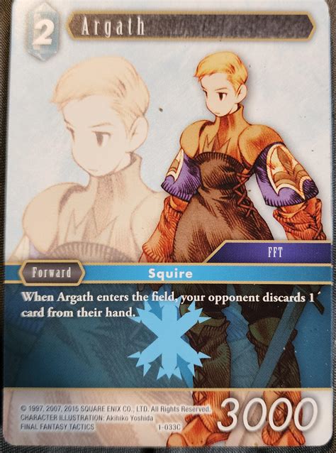 Does Argath Count As A Ffta Character R Finalfantasytcg