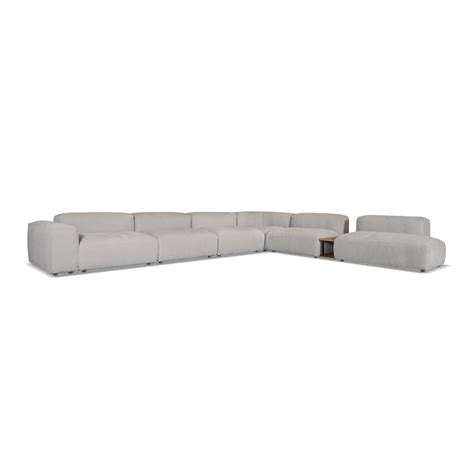 Osaka By Manar Corner Sofa With Right Bench Beige