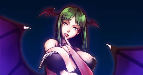 ヴァンパイア モリガン・アーンスランド しらさうのイラスト Pixiv