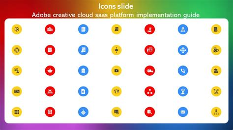 Icons Slide Adobe Creative Cloud Saas Platform Implementation Guide Cl