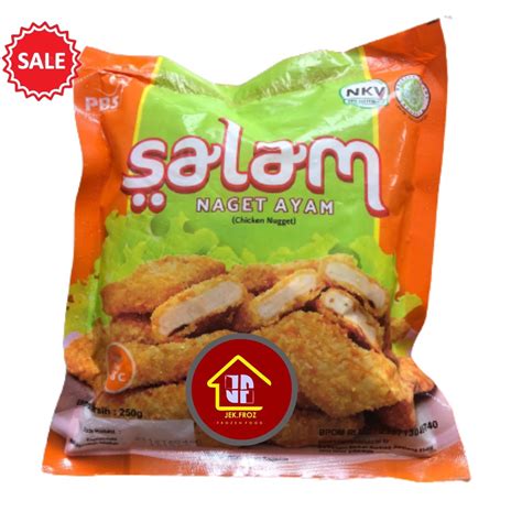 Jual Nugget Ayam Salam Chicken Nugget 500gr Pbs Uenaak Nge Joss Shopee Indonesia