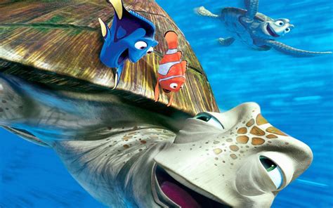 Download Finding Nemo Turtle Ride Wallpaper