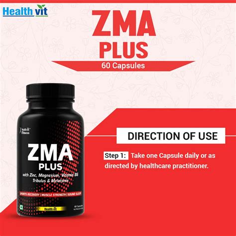 Buy Healthvit Fitness Triple Strength Zma Plus Sports Recovery And Sleep