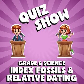 Index Fossils Relative Dating QUIZ SHOW Science Game No Prep Grade Review