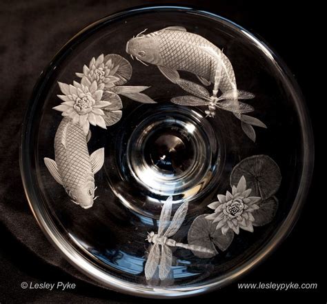 Lesley Pyke Glass Engraving Beauty In Glass Art