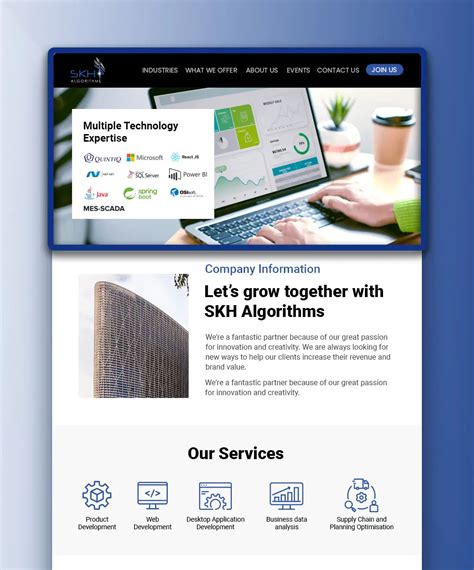 SKH Algorithms Is Specialized In Developing Advanced Planning And Scheduling Software Solutions