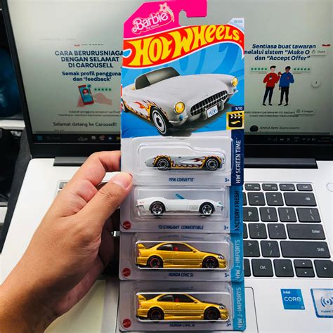 Hotwheels Honda Civic Si Gold Barbie Stingray Hobbies And Toys Toys