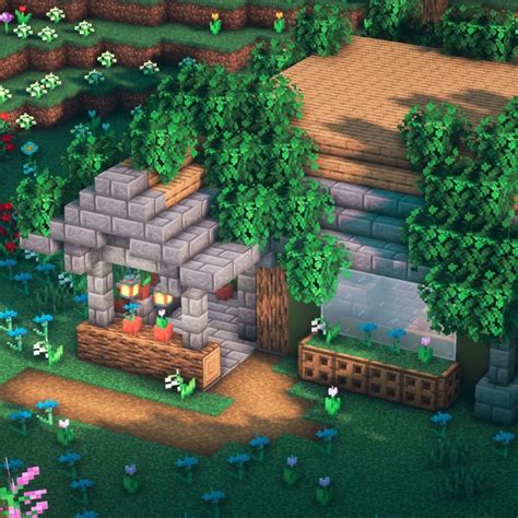 Flower Shop Minecraft Build Minecraft Houses Minecraft House