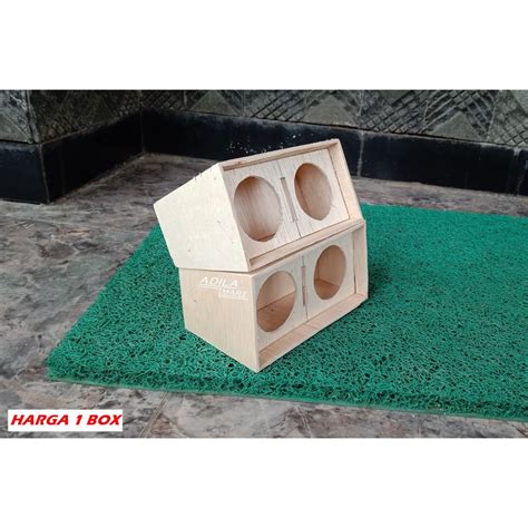 Jual Box Speaker Miniatur Line Array 2 Inch Dobel Bahan Triplek 3mm